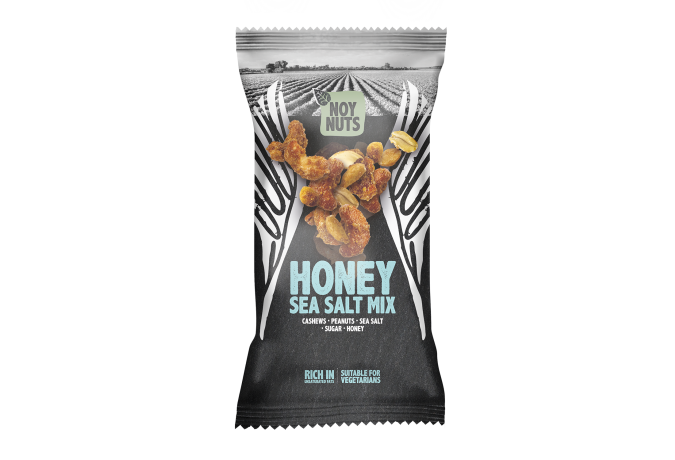 Honey Sea Salt Nuts Sachet 45g | Van Oordt The Portion Company