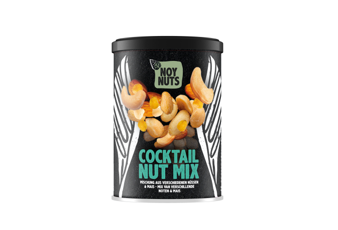 Cocktail Nut Mix Tin Can 100g | Van Oordt The Portion Company